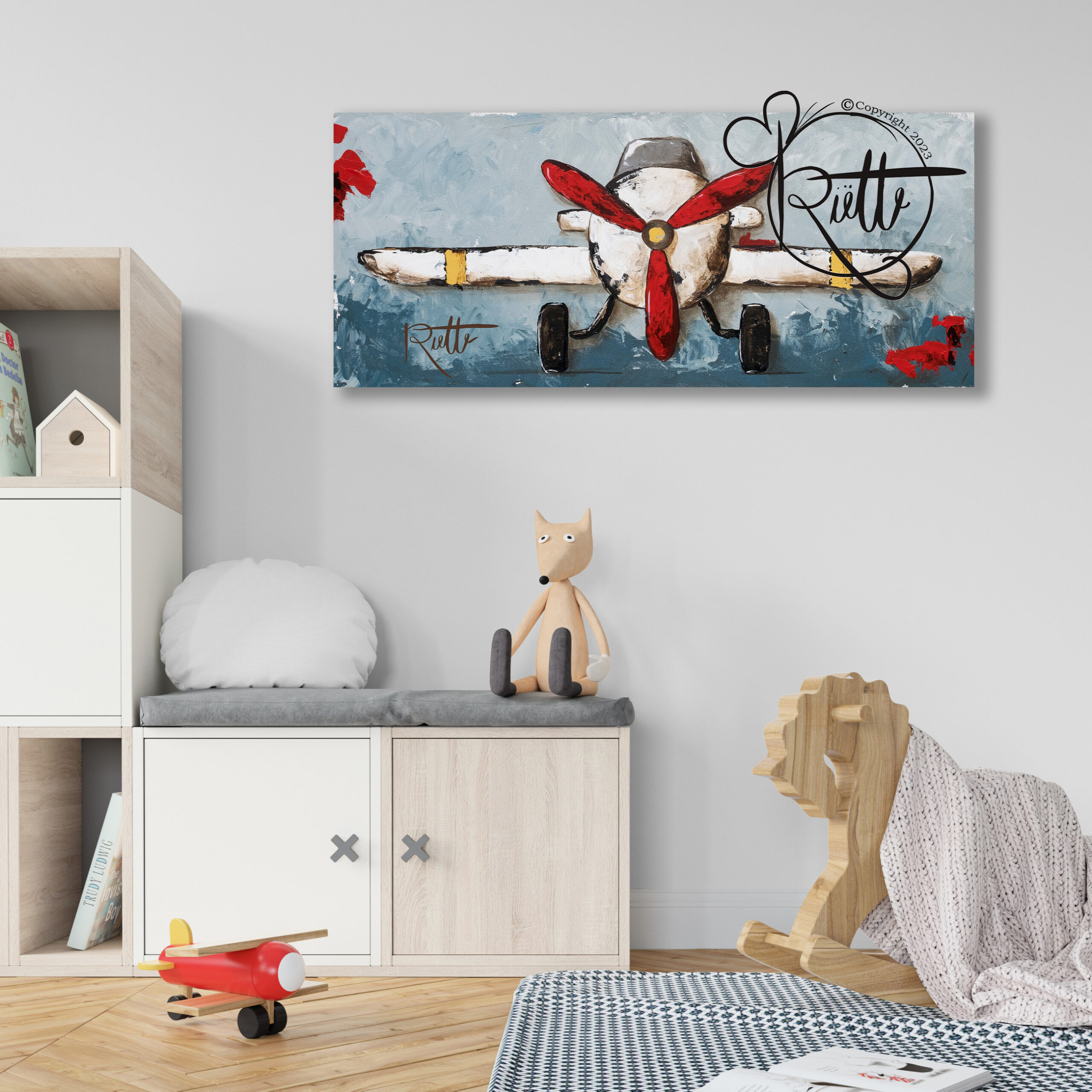 Plane - Riette Delport Art