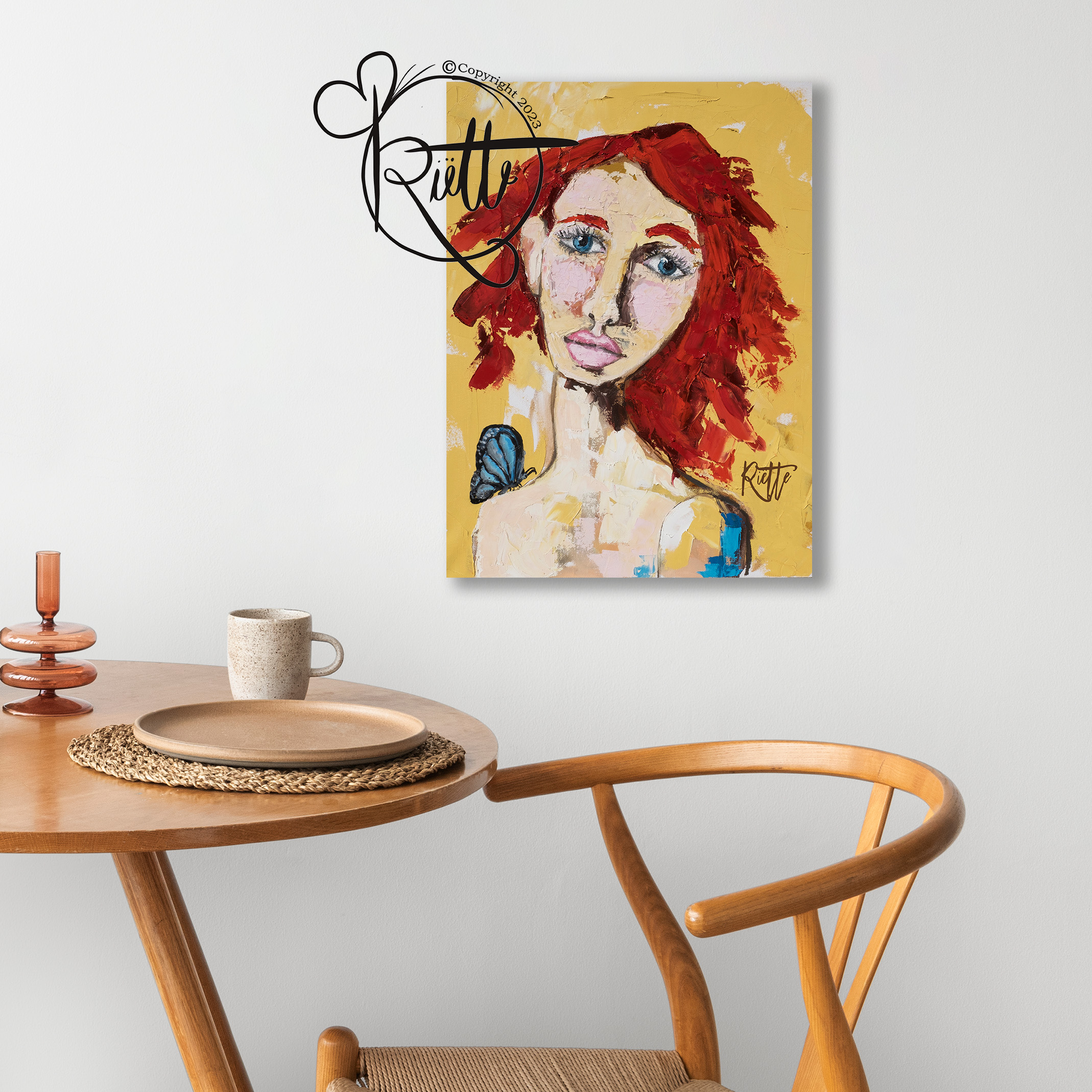 Red Hair - Riette Delport Art