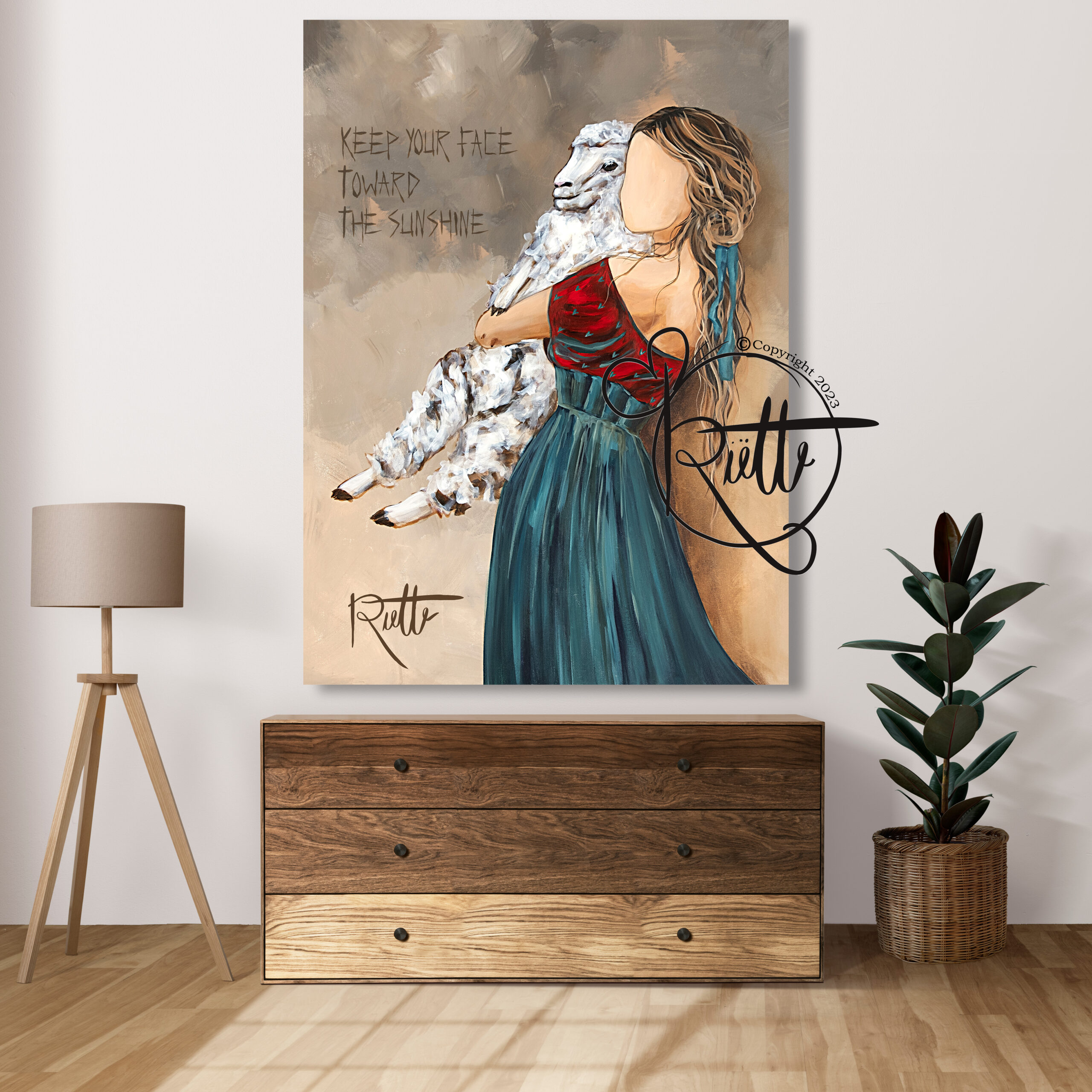 Keep your face - Riette Delport Art